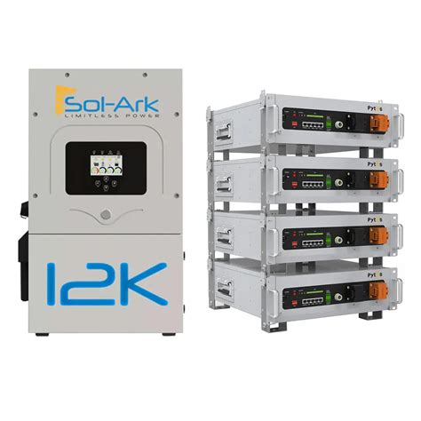 Sol Ark 12k And Pytes V5 Battery Bank 20kwh Solar Power System Cdn Solar