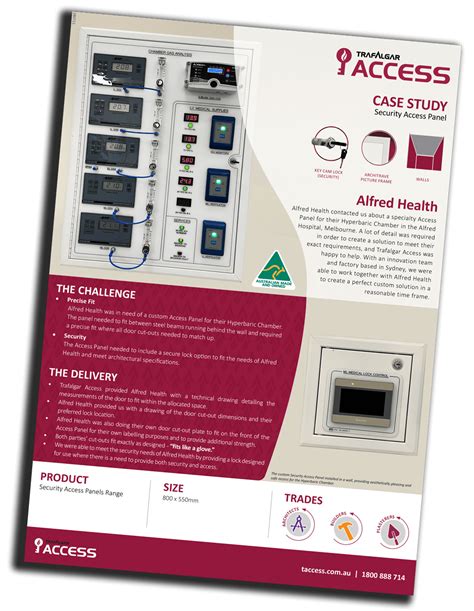 Case Study Security Access Panels Trafalgar Access