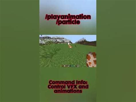 How to use the /playanimation and /particle command in Minecraft ...