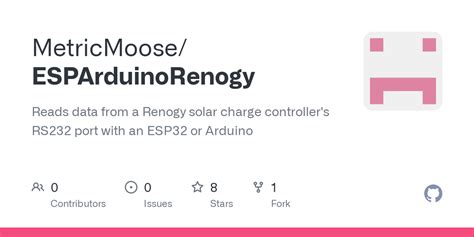 Github Metricmooseesparduinorenogy Reads Data From A Renogy Solar Charge Controllers Rs232