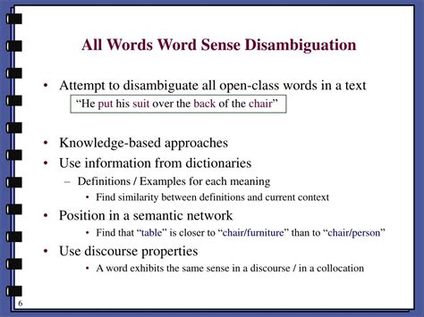 Ppt Advances In Word Sense Disambiguation Powerpoint Presentation Free Download Id 5806247