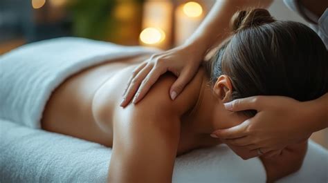 Relaxing Massage Therapy Session Premium Ai Generated Image