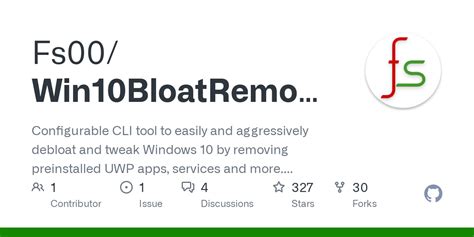 Github Fs00win10bloatremover Configurable Cli Tool To Easily And