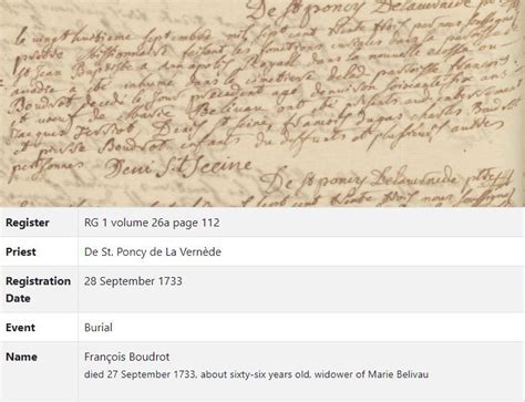 François Boudrot 1666 1733 Find A Grave äreminne
