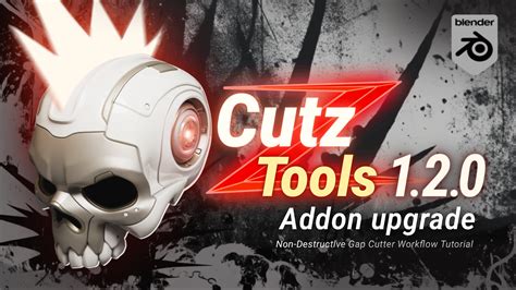 Blender New Addons Cutz Tools Non Destructive Hard Surface Modeling