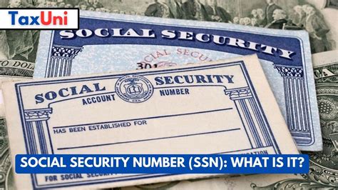 Social Security Number SSN What Is It