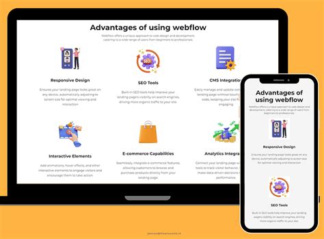 Webflow Website Design Features Section By Jeevan Kumar Karee On Dribbble