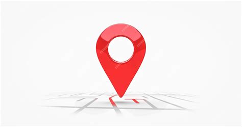 Premium Photo Red Location Symbol Pin Icon Sign Or Navigation Locator