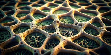 Intricate Cellular Structure A Detailed Microscopic View Of