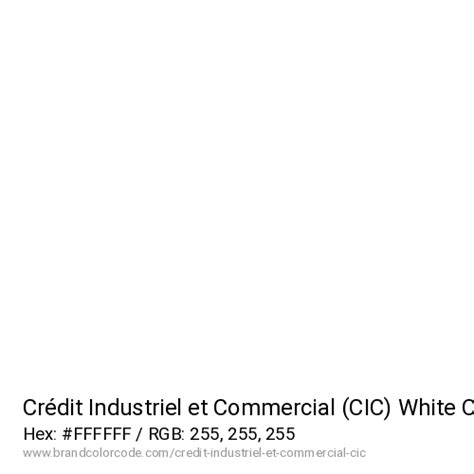 Crédit Industriel Et Commercial Cic Brand Color Codes