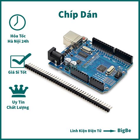 kit arduino uno r3 atmega 328p chíp cắm dán có kèm dây cáp shopee