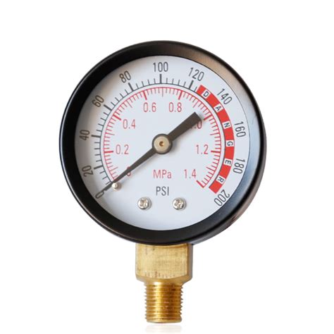 Dial Hydraulic Fluid Pressure Gauge Meter Double Scale NPT Mpa Psi Radial