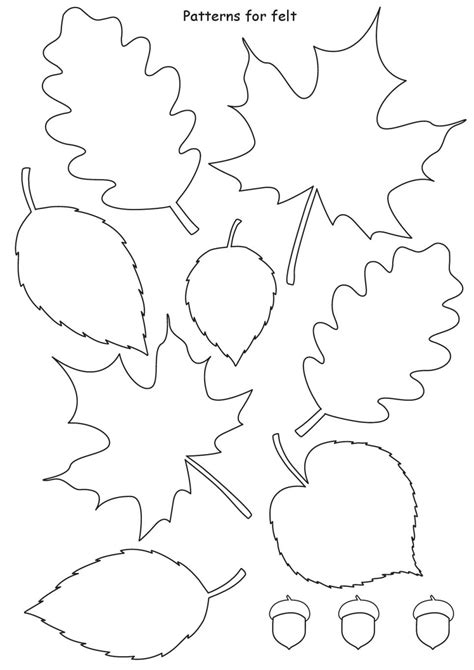 단풍잎 도안 낙엽 일러스트 가을 활동지 모음 네이버 블로그