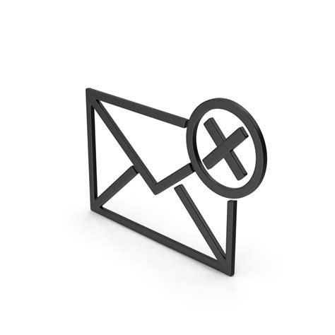 3d rejected message mail symbol turbosquid 2113737
