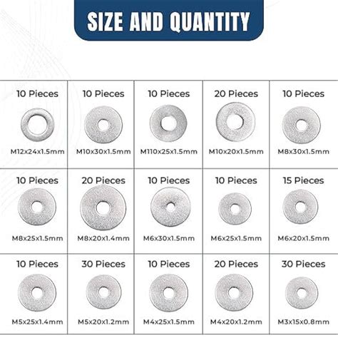 Metal Flat Washer Sizes Precise Stainless Steel Extra Thick Flat