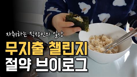자취하는 직장인의 일주일 일상ㅣ무지출 챌린지 절약 브이로그 Youtube