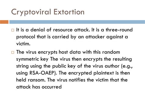 PPT CRYPTOVIROLOGY PowerPoint Presentation Free Download ID