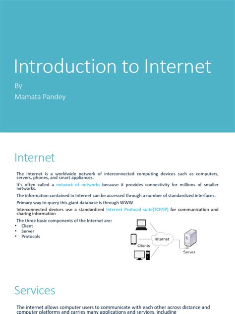 module 1 1 intoduction to internet pdf ip address world wide web