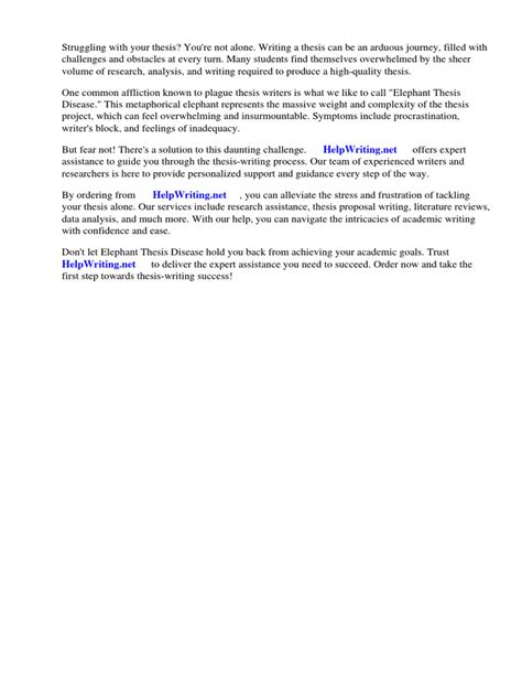 Elephant Thesis Disease Pdf Tuberculosis Pathogen