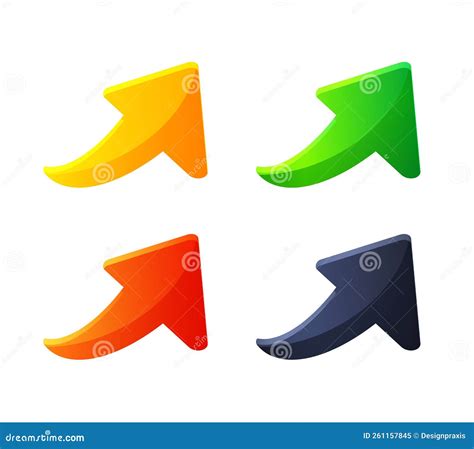 Arrow Shape Icon Illustration Stock Vector Illustration Of Squiggle Leading 261157845