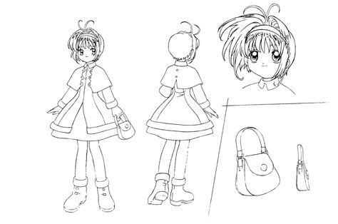 Sakura Concept Art From Cardcaptor Sakura Game For The Original R