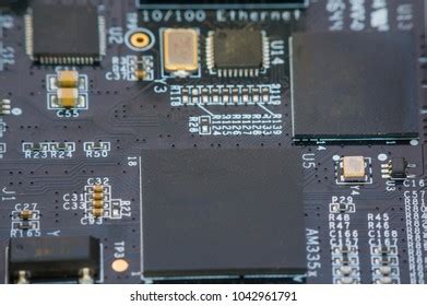 Circuit Board Chip Closeup Stock Photo Edit Now