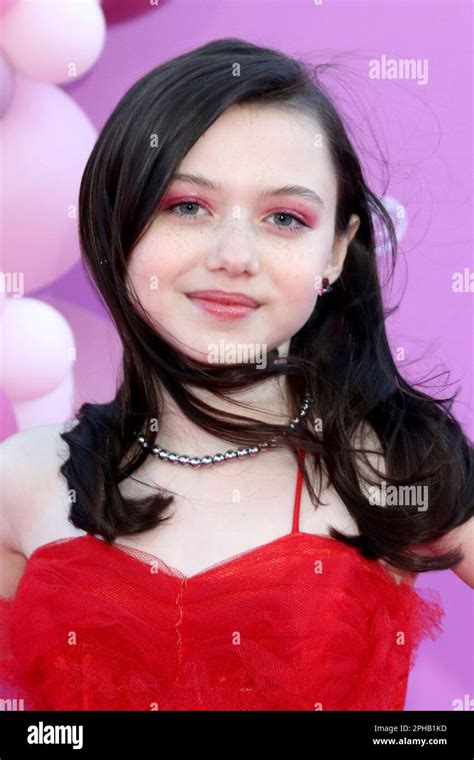 Los Angeles Ca 24th Mar 2023 Violet Mcgraw At Arrivals For Prom