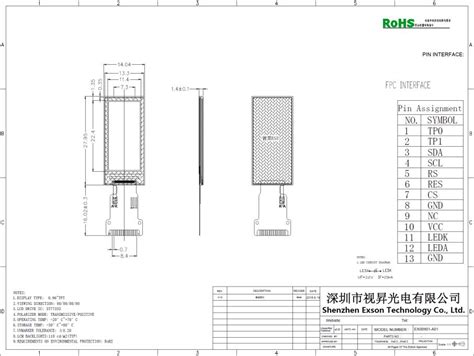 Inch X PIN SPI IPS Nits LED Display Manufacturer Exson