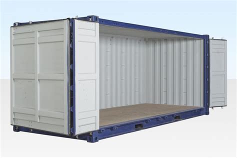 20ft Open Side Full Side Access Container Flash Containers Uk