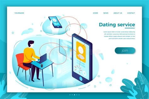 Dating App Ui Kit For Responsive Mobile App Or Website With Different Gui Layout Stock