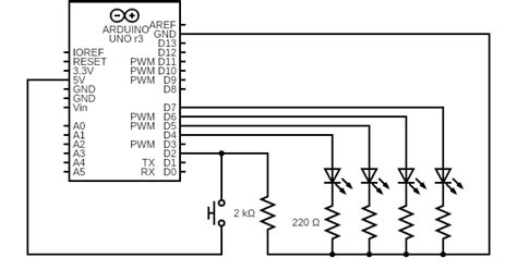 Lackluster Studios Arduino Binary Counter