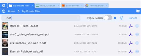 Advanced File Searching For IPad IPhone