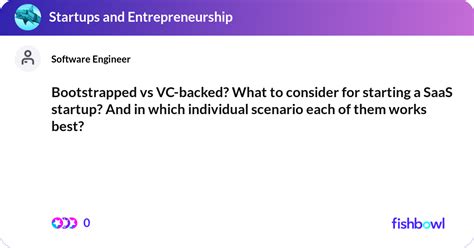 Bootstrapped vs VC-backed? What to consider for st... | Fishbowl