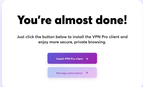 Just Signed Up For Vpn Pro And The Install Button Literally Does Nothing Any Clue How To