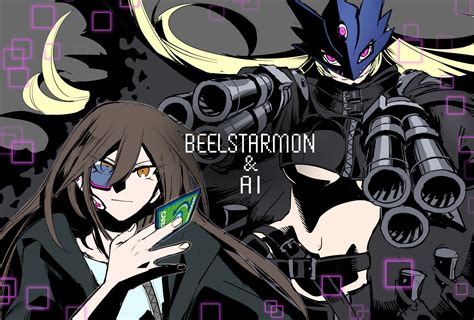 Beelstarmon And Ai Digimon And 1 More Drawn By Fuji O Fujio9111 Danbooru