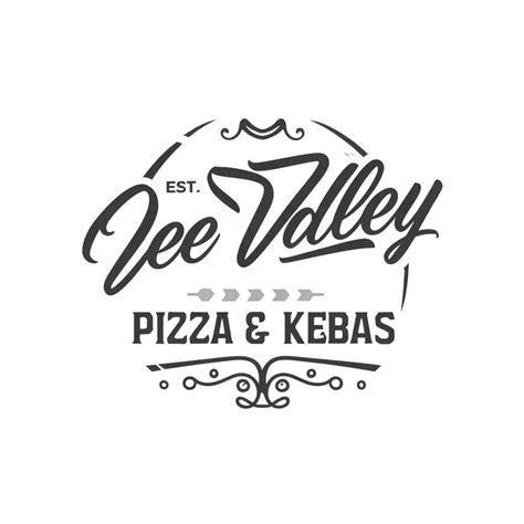 Logo Design For Dee Valley Pizza And Kebabs Modern Typography With Dee