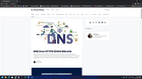 dns over doh mikrotik