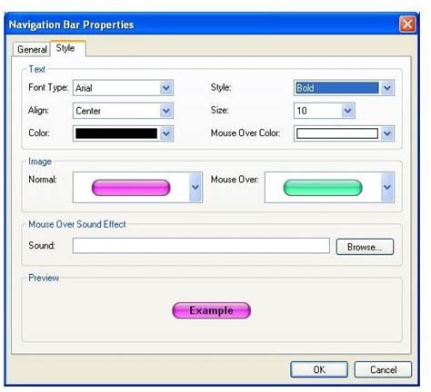 how to use the free rollover buttons in wysiwyg web builder