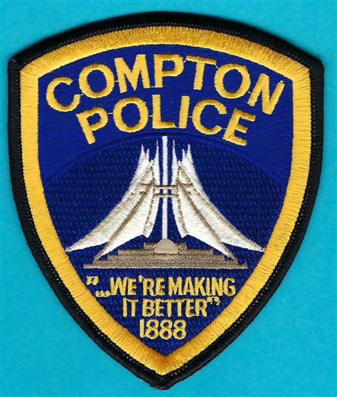 Compton Police Department Compton Police Sticker For Sale By