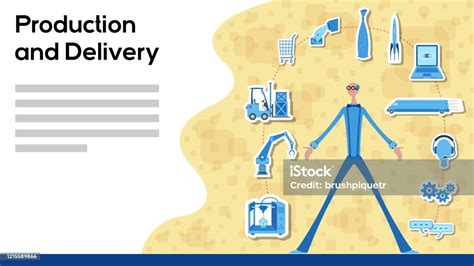 아이콘이 있는 생산 및 납품을 담당하는 비즈니스 관리자 경영자에 대한 스톡 벡터 아트 및 기타 이미지 경영자 창고 3차원 인쇄 Istock