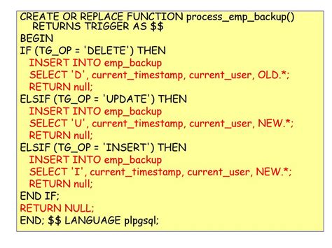 Programming In Postgresql With Plpgsql Ppt Download