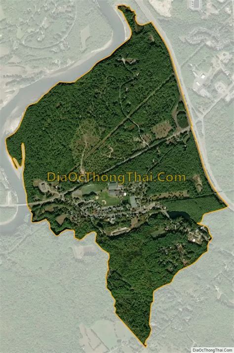 Map Of New Hampton Cdp New Hampshire Thong Thai Real