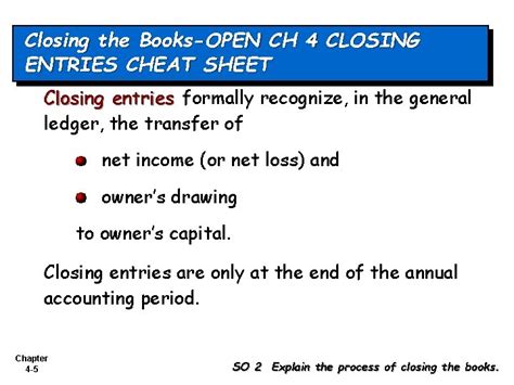 Chapter 4 Completing The Accounting Cycle Chapter 4