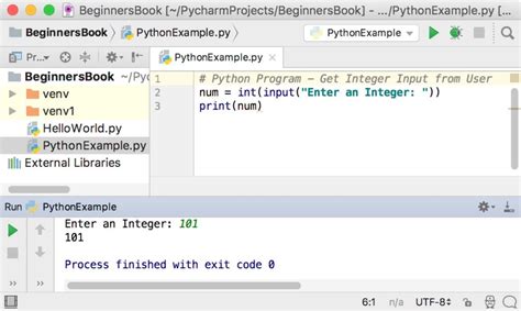 Getting Input From Python