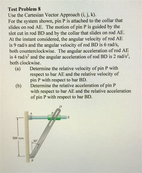 Solved Test Problem Use The Cartesian Vector Approach I Chegg
