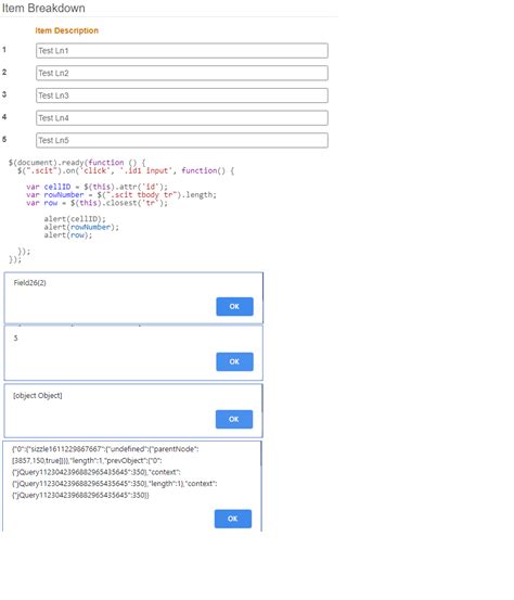 Forms Get Row Number In A Table Laserfiche Answers