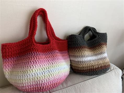 코바늘 가방 뜨기 그라데이션 가방 겨울가방 Crochet Winter Bag