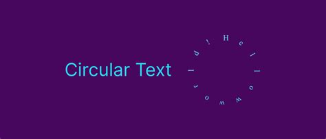 Creating Circular Text With Html Css And Javascript By Frontend Adventure Medium