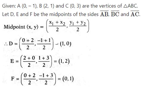Ap Scert Th Class Maths Lesson Coordinate Geometry