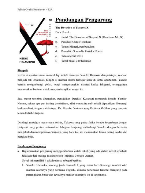 Bi Novel Pandangan Pengarang Pdf